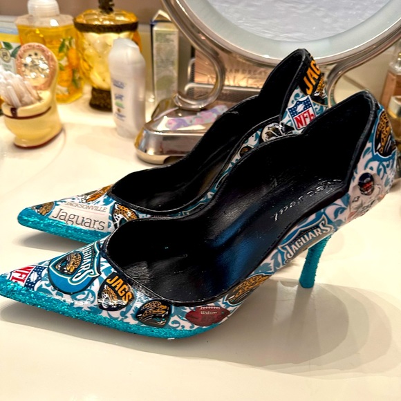 NFL | Shoes | Jacksonville Nfl Jaguars Shoes High Heels Would Look ...